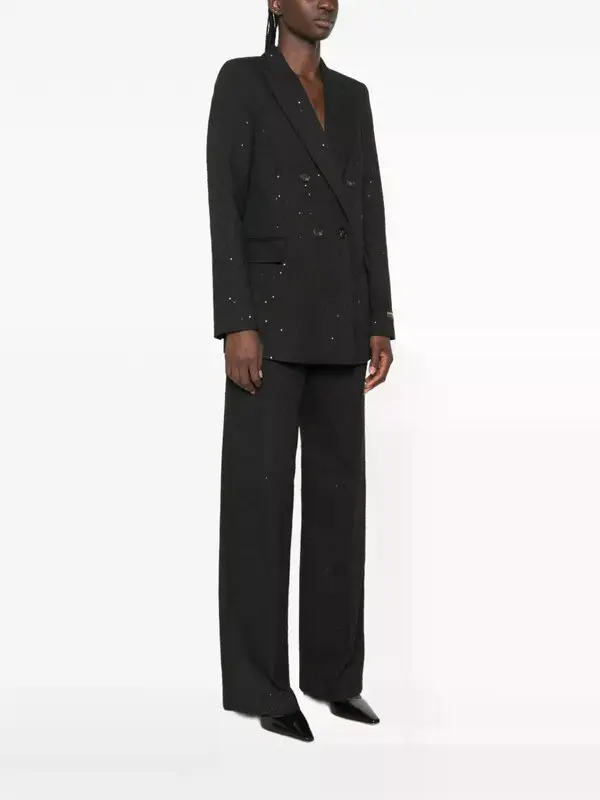 ERMANNO FIRENZE Sequin-embellished Pinstripe Balzer
