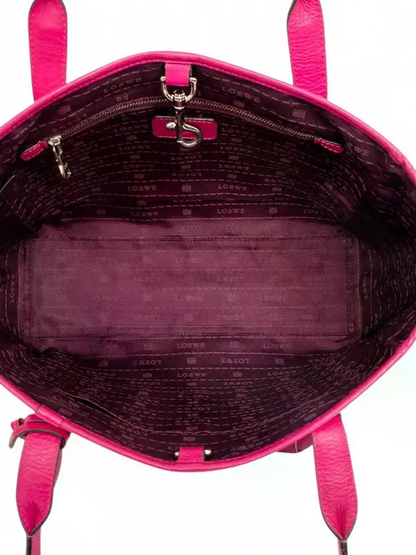 Loewe Leather Heritage Tote Bag - Pink