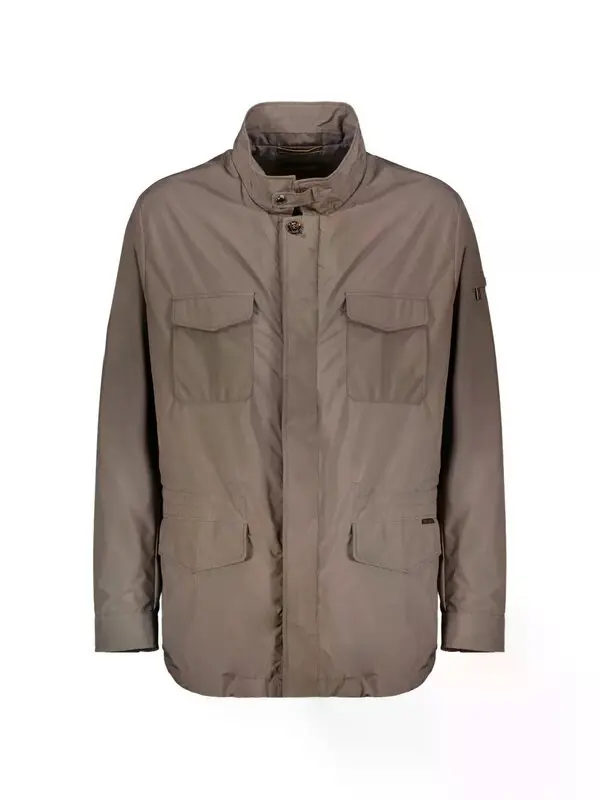 MOORER High-neck Multi-pocket Jacket