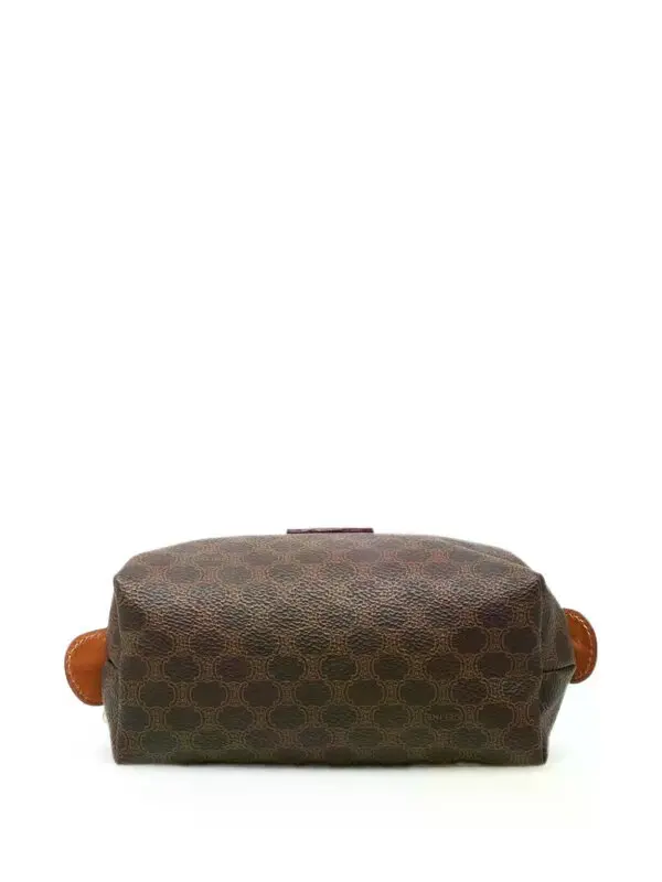 Celine 20th Century Macadam Coated Canvas Pouch