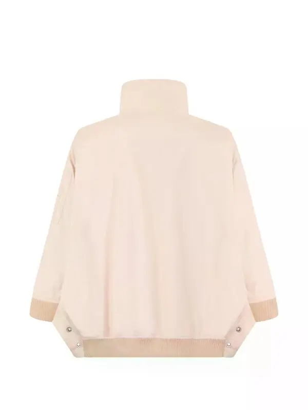 MOORER Zip-up High-neck Jacket