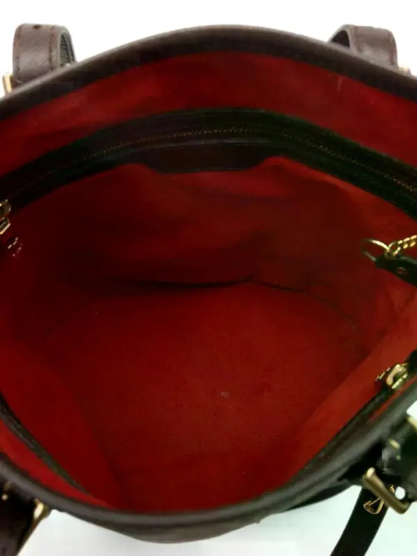 LOUIS VUITTON 1998 Damier Ebene Marais Bucket Bag