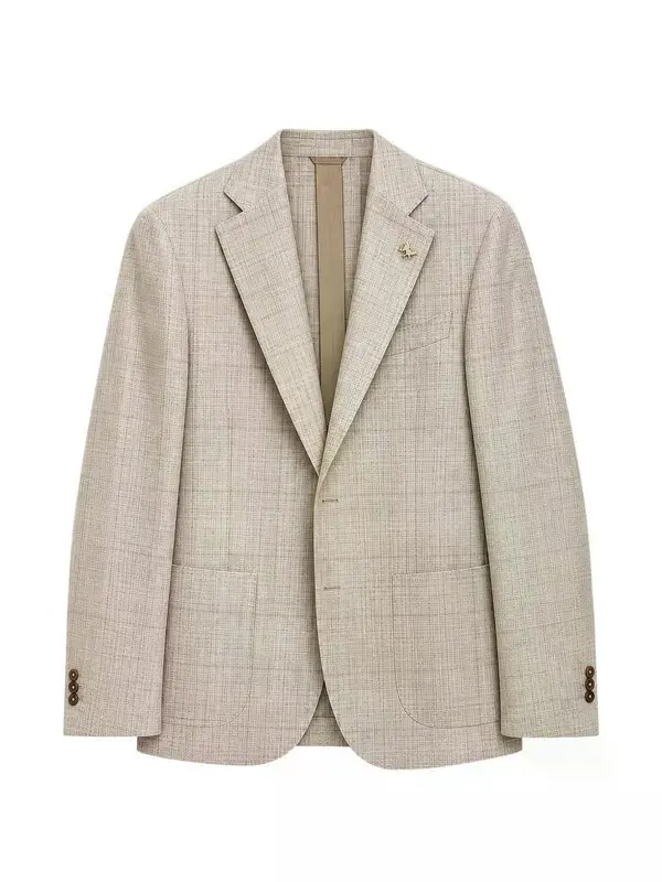 TOMBOLINI Check-pattern Notched-lapel Blazer