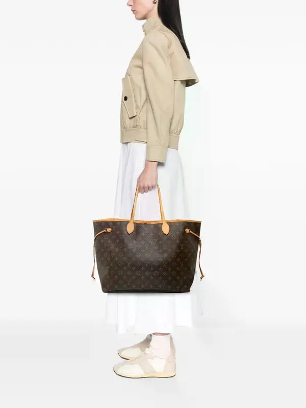 LOUIS VUITTON Monogram Neverfull Gm Tote Bag - Brown
