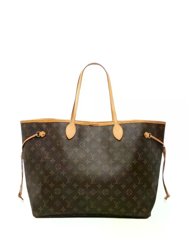 LOUIS VUITTON Monogram Neverfull Gm Tote Bag - Brown