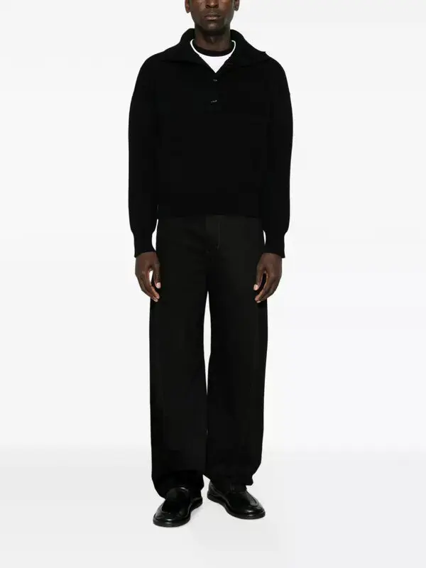 AMI Paris Button-up Sweater