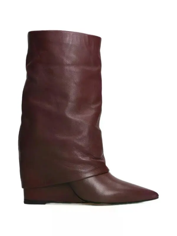 THE SELLER Pointed-toe Wedge Boots