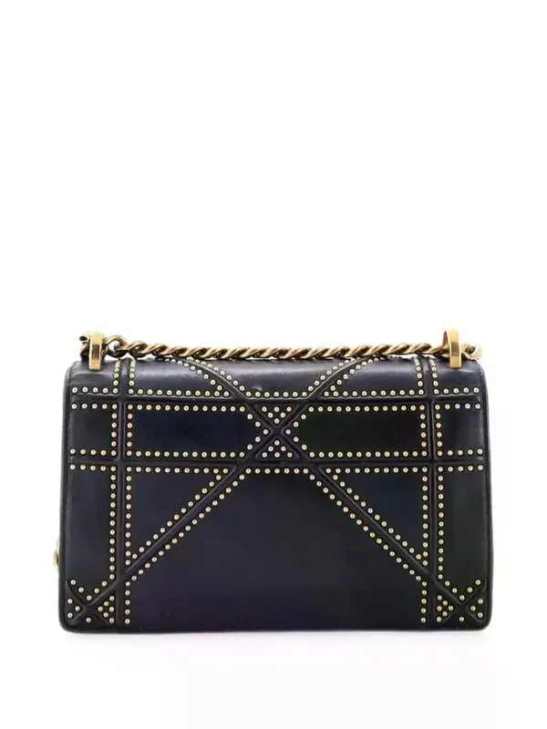 Dior Diorama Flap Bag Studded Leather Small Shoulder Bag