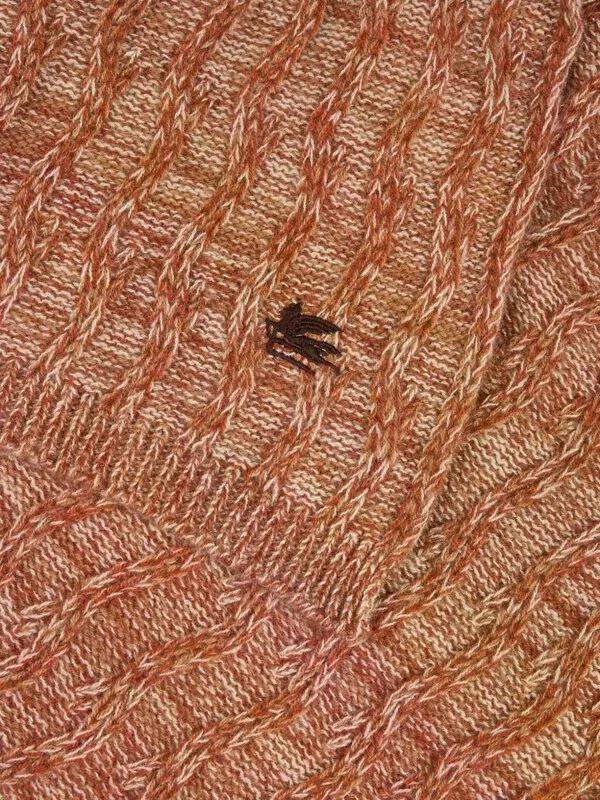 Etro Cable-knit Cashmere Scarf