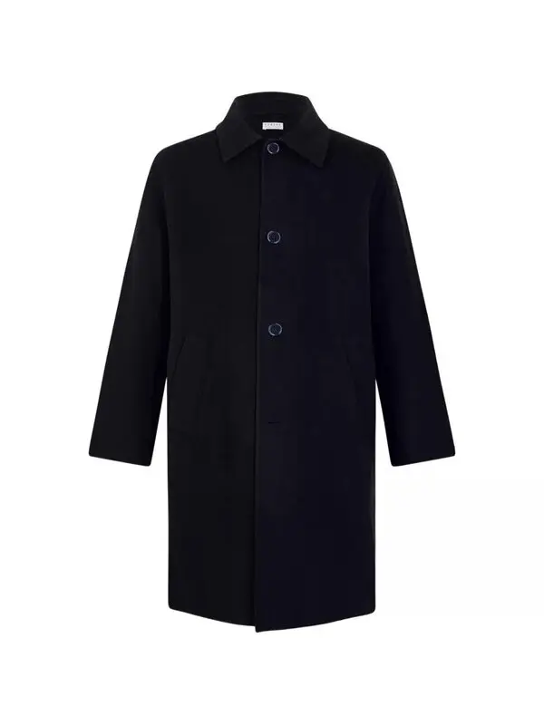 FURSAC Button-up Wool Overcoat
