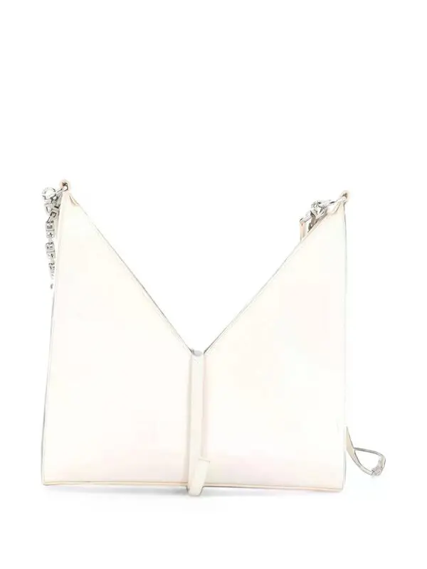 Givenchy Cut Out Shoulder Bag Leather Small Hobo Bag