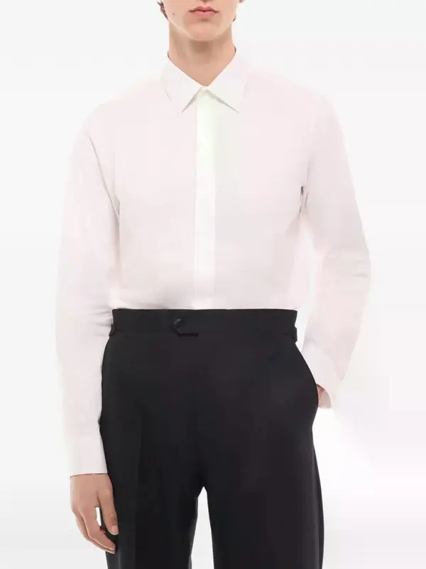 FURSAC Concealed-placket Long-sleeve Shirt