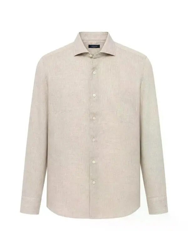 TOMBOLINI Spread-collar Button-up Shirt
