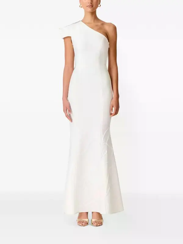 ELLIATT Opline Floral-embroidered Maxi Dress
