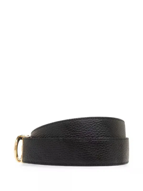 FERRAGAMO Gancini Leather Reversible Belt