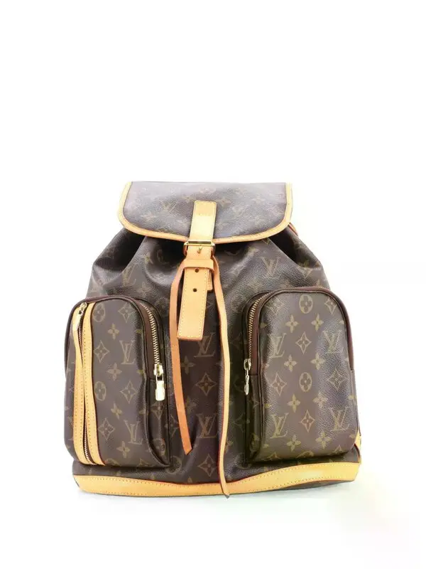 LOUIS VUITTON Bosphore Monogram Canvas Backpack - Brown