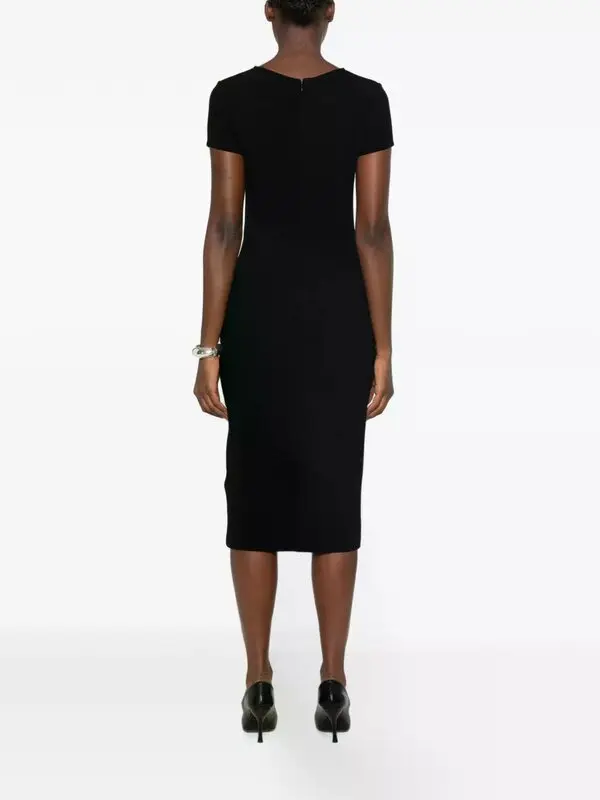 Emporio Armani Short Sleeve Fitted Dress