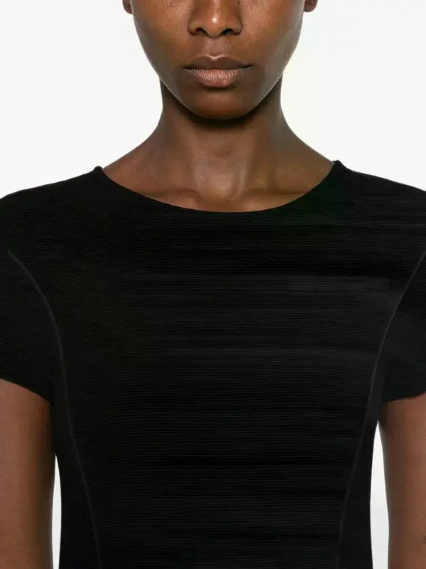 Emporio Armani Short Sleeve Fitted Dress