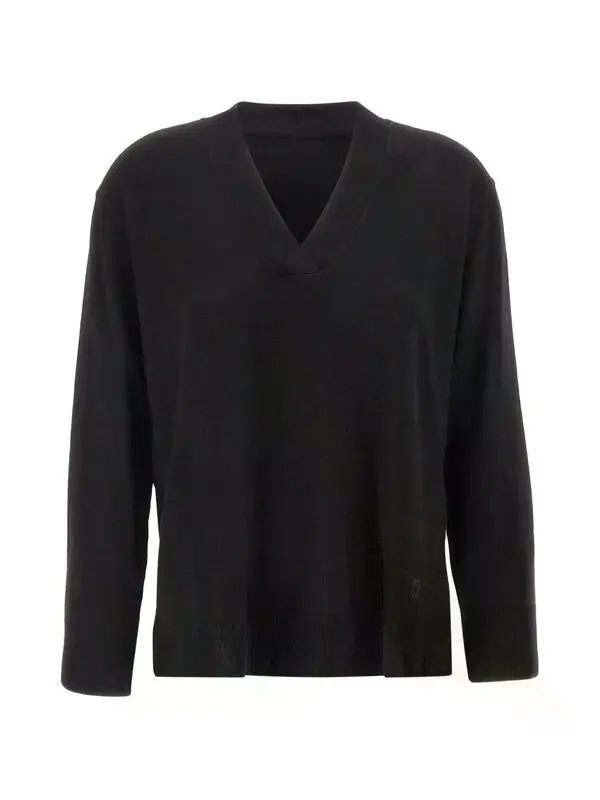ELENA MIRÒ Side-slit V-neck Sweater