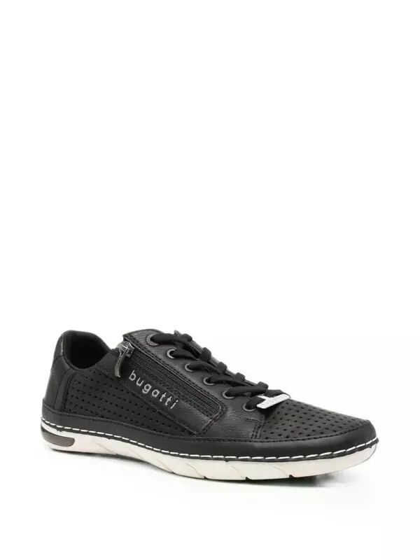 BUGATTI Perforated Side-zip Sneakers