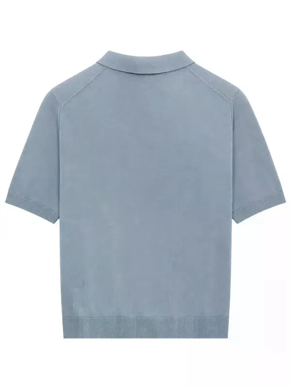 TOMBOLINI Zip-fastening Short-sleeve Polo Shirt