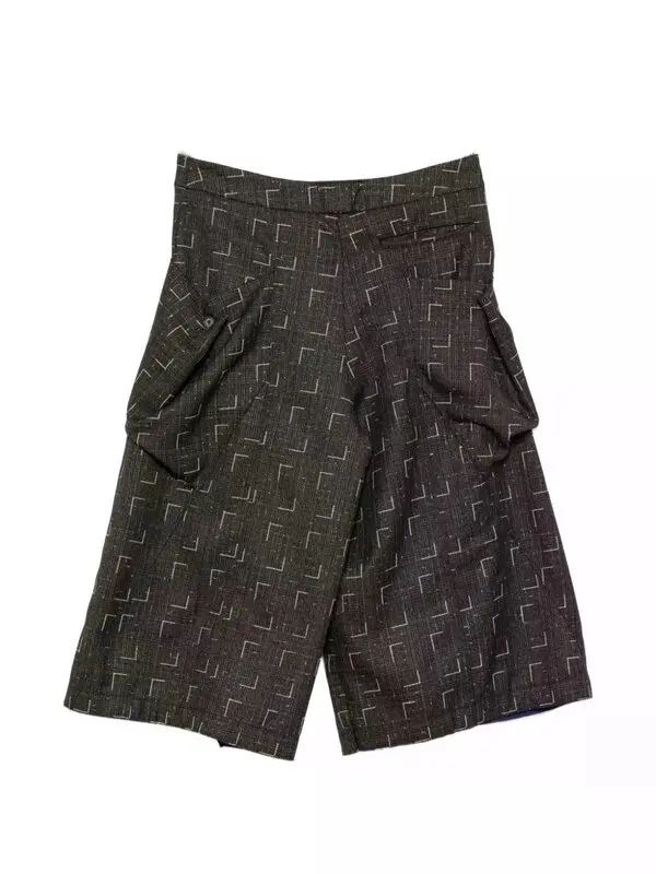 KIKO KOSTADINOV Geometric Print Draped Trousers