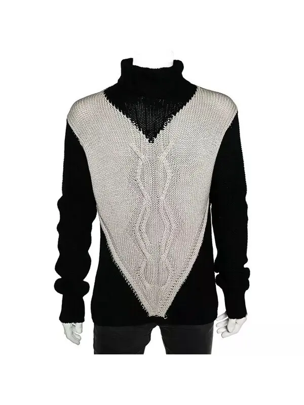 Emporio Armani Cable-knit Turtleneck Sweater