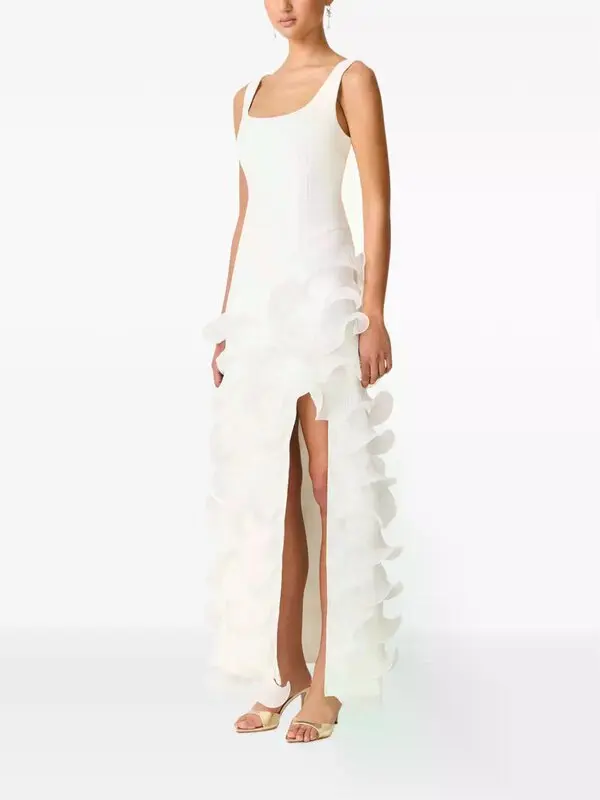ELLIATT Ruffled-details Tiered Maxi Dress