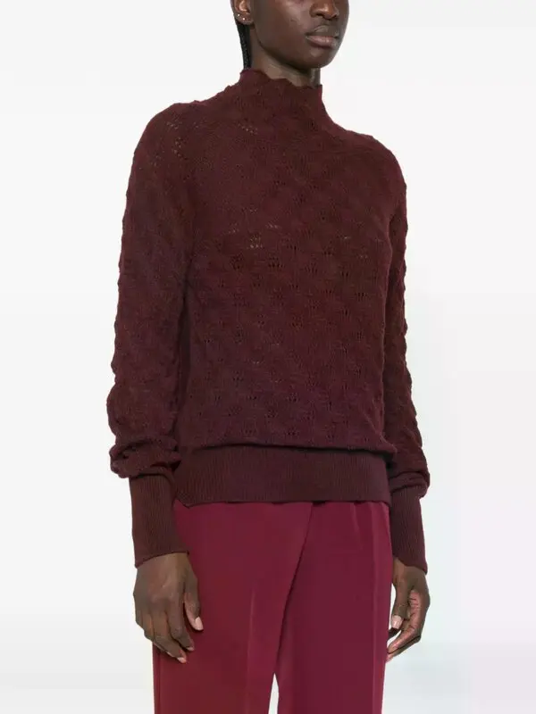 Ermanno Scervino Pointelle Knit Sweater