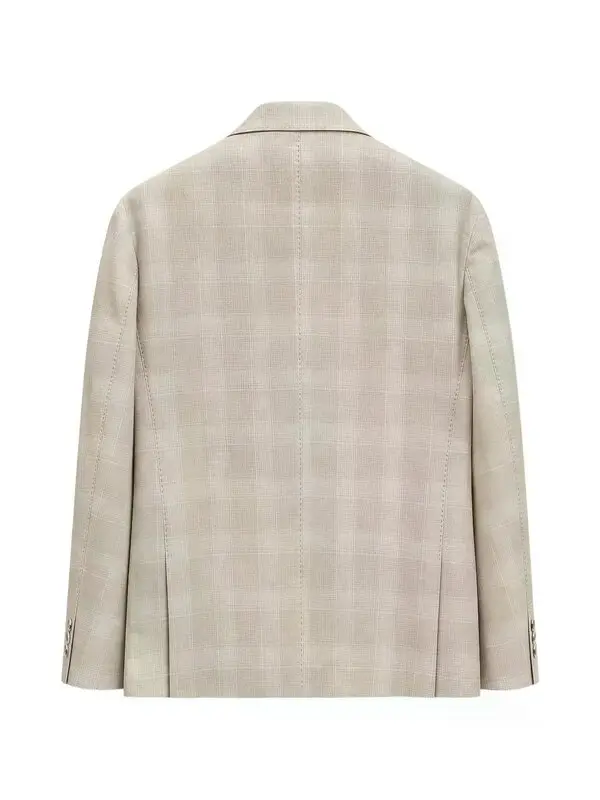 TOMBOLINI Check-pattern Notched-lapels Blazer