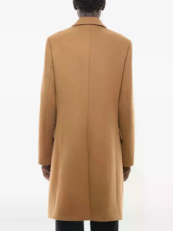 FURSAC Double-breasted Herringbone Overcoat
