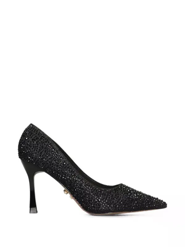 TWENTY FOURHAITCH Teylor Crystal-embellished Pointed-toe Pumps