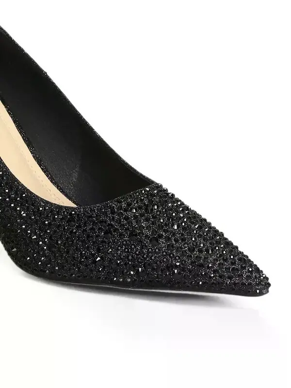 TWENTY FOURHAITCH Teylor Crystal-embellished Pointed-toe Pumps