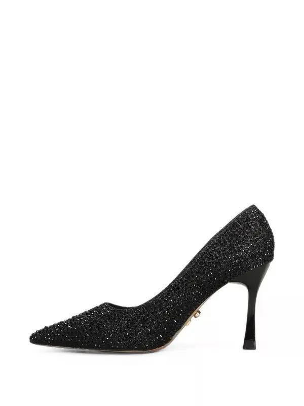 TWENTY FOURHAITCH Teylor Crystal-embellished Pointed-toe Pumps