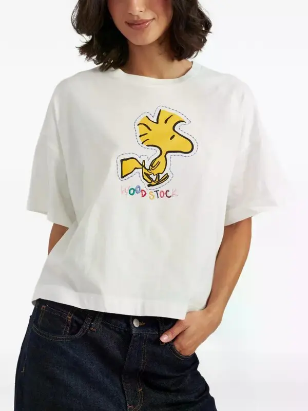Chinti & Parker Woodstock Embroidered Crewneck T-shirt