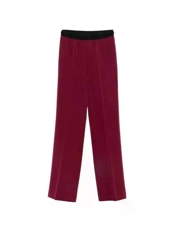 ERMANNO FIRENZE Logo-waistband Trousers