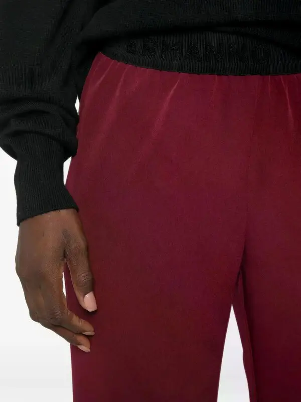 ERMANNO FIRENZE Logo-waistband Trousers