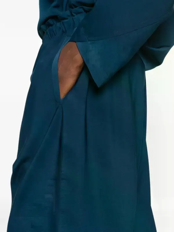 Issey Miyake Elasticated-waistband Panelled Trousers