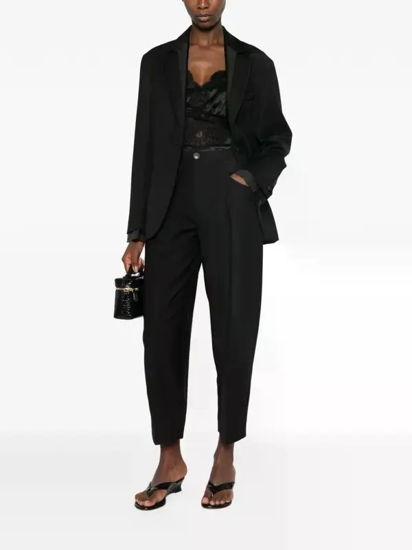 TELA Pleated Detail Cropped Trousers