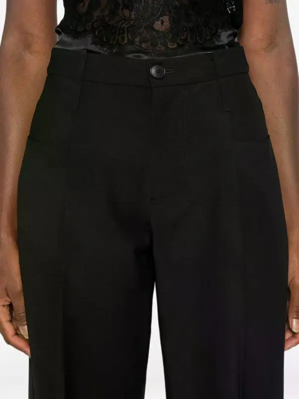 TELA Pleated Detail Cropped Trousers
