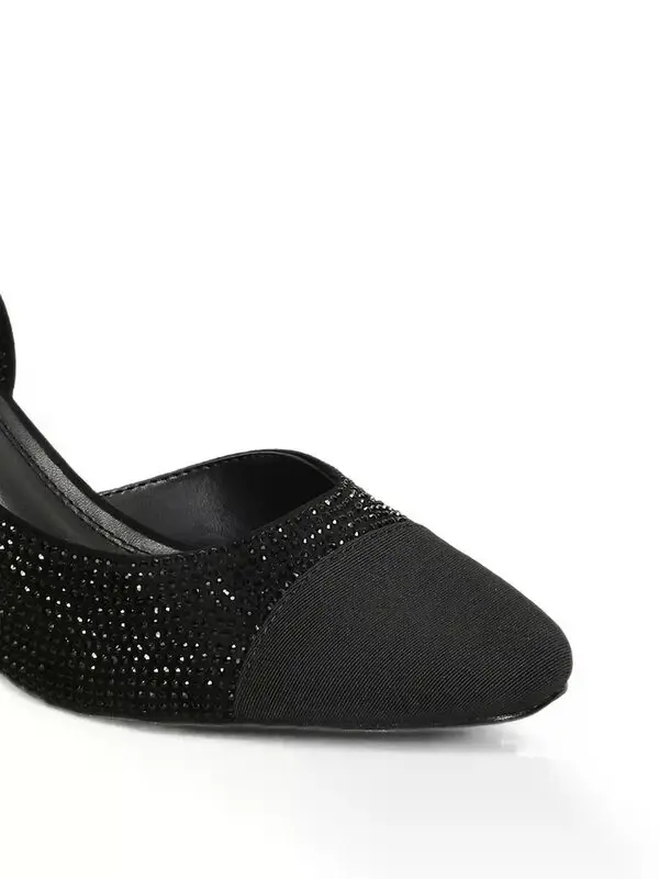 TWENTY FOURHAITCH Esea Crystal-embellished Floral-detail Pumps