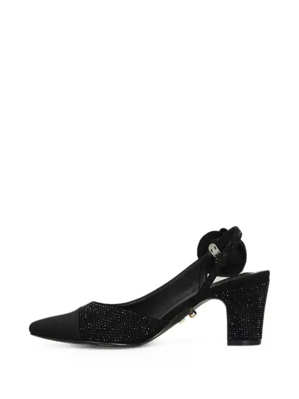 TWENTY FOURHAITCH Esea Crystal-embellished Floral-detail Pumps