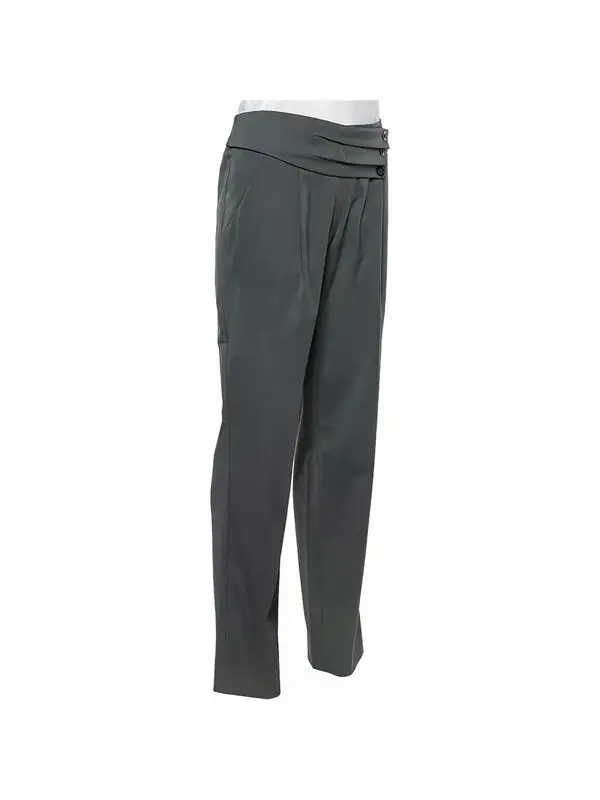 Emporio Armani Pleated Waist Trousers - Grey