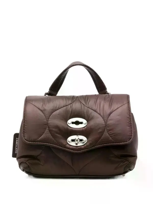 ZANELLATO Quilted Postina Clutch Bag