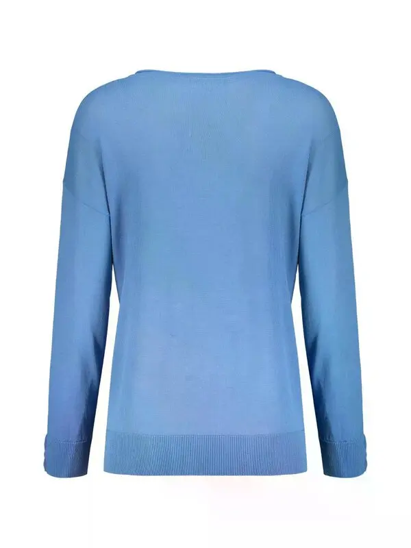 MOORER V-neck Long-sleeve Sweater