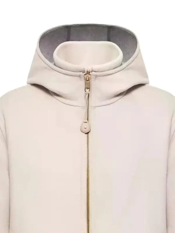 Moncler Hemiptere 3-in-1 Wool & Cashmere Down Jacket - Neutrals