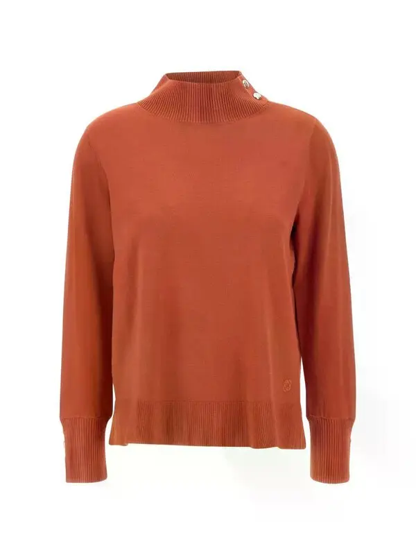 ELENA MIRÒ Button-detail Fine Knit Top