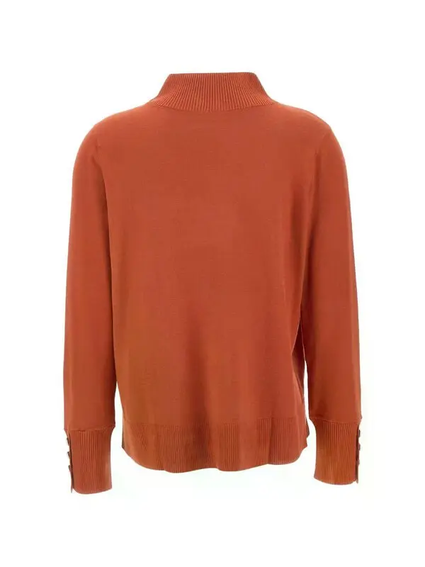 ELENA MIRÒ Button-detail Fine Knit Top