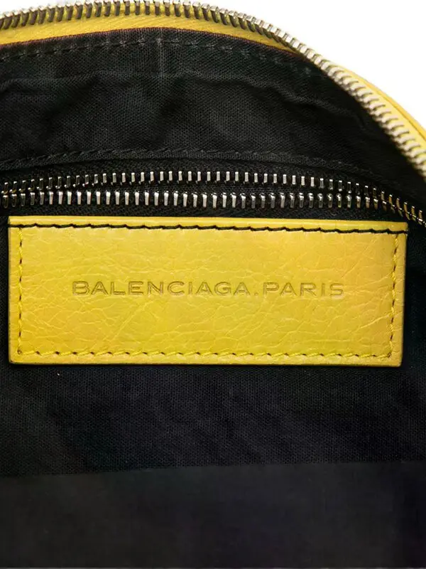 Balenciaga 2013 Lambskin Motocross Giant 12 Clutch Bag - Yellow