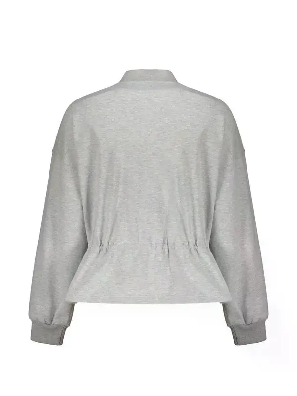 MOORER Zip-up Drawstring Hoodie